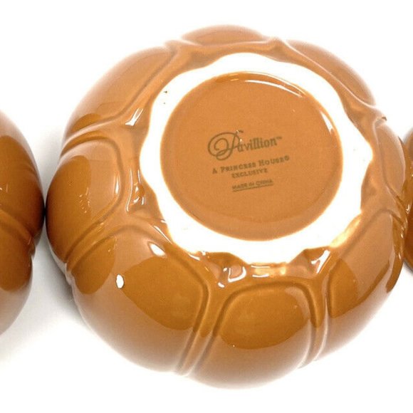 Princess House | Kitchen | Princess House Ceramic Pumpkin Bowl W Lids ...